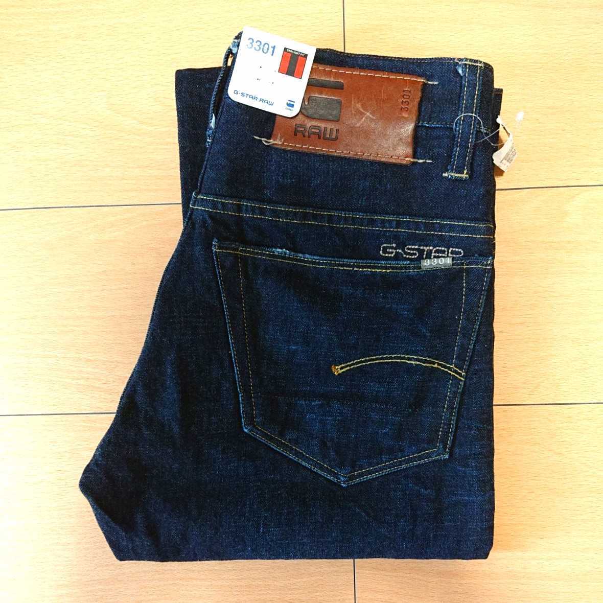 GSTARRAW GSTAR RAW G-STAR ジースターロウ 定番 品番3301 ストレートフィット インポートデニム 表記ウエストW28(W30～)｜売買されたオークション情報 ...