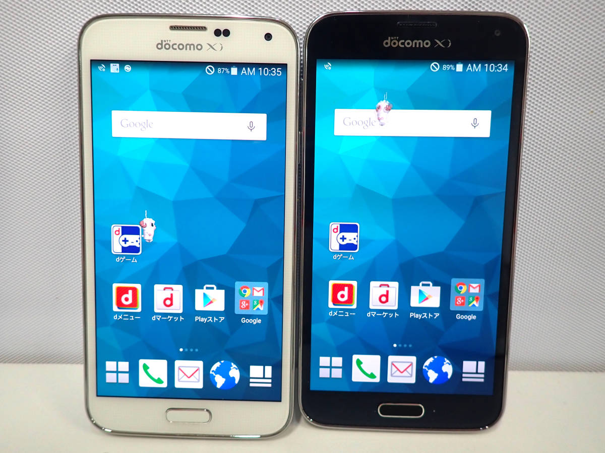 良品 ドコモ/docomo SC-04F SAMSUNG/サムスン ギャラクシー/Galaxy S5 ブラック＆ホワイト 2個セット 判定〇 ...