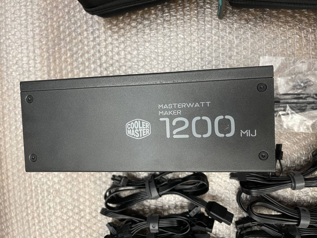 80 Plus Titanium 認証 1200W 国産電源ユニット CoolerMaster MasterWatt Maker 1200 MIJ MPZ-C002-AFBAT-JP(950w ...