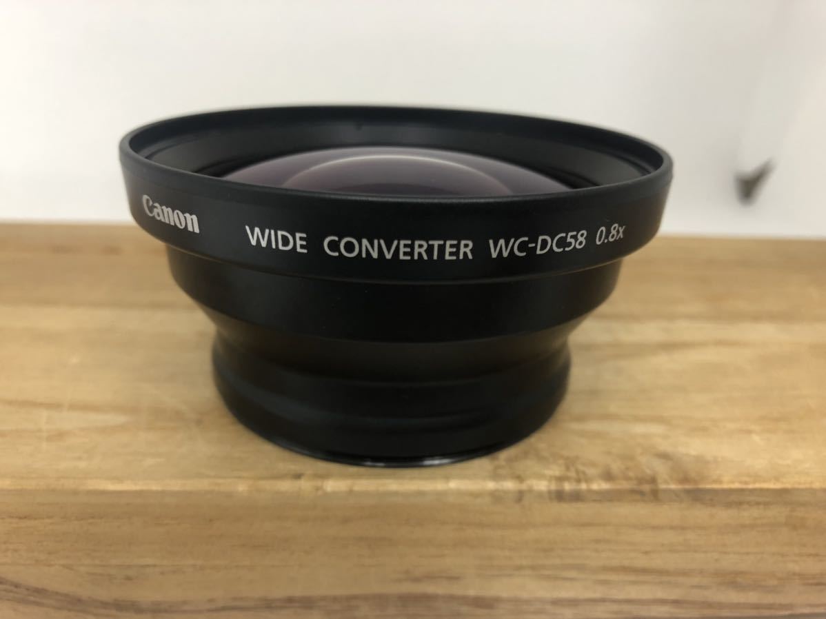 E/388402 Canon WIDE CONVERTER WC-DC58 0.8x キャノン(その他)｜売買されたオークション情報 ...