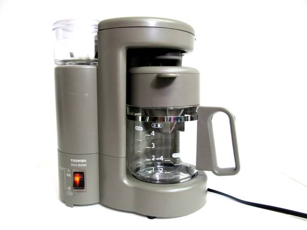 東芝 ドリップ式コーヒーメーカー HCD-B40M 96年製 品(コーヒーメーカー一般)｜売買されたオークション情報、yahooの商品情報を ...