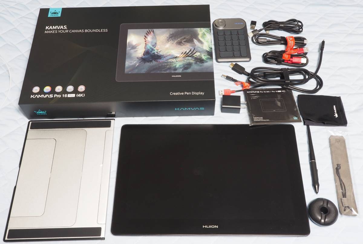 HUION Kanvas Pro 16 Plus 4K /液晶ペンタブレット と KD100/左手デバイス(タブレット)｜売買された ...