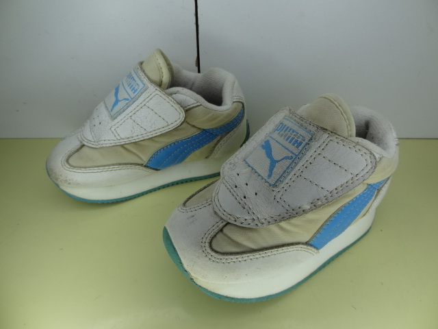 全国 プーマ PUMA 子供靴 キッズ ベビー男＆女の子全面ベルクロ 履かせやすい ランニングタイプスニーカーシューズ 13cm(13cm ...