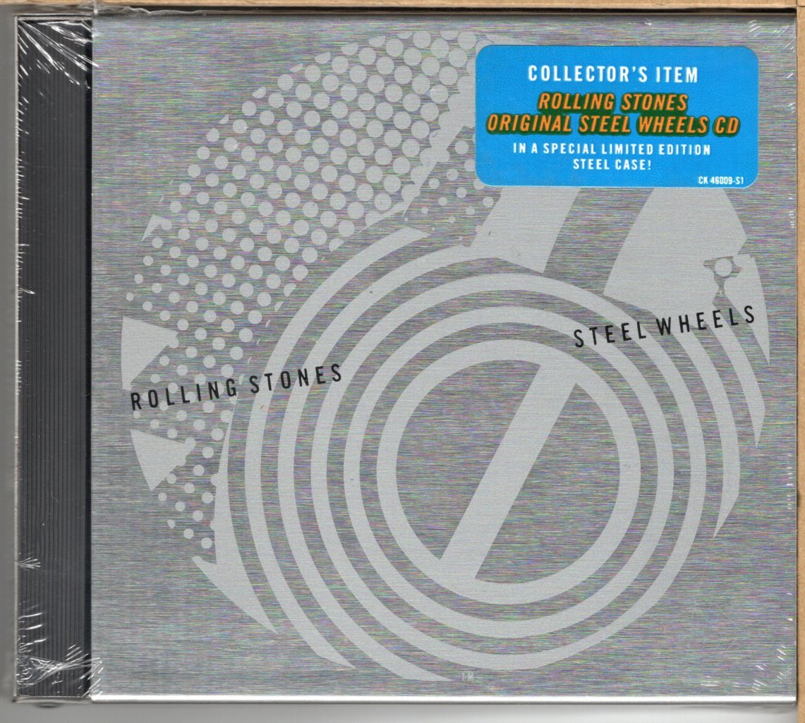 CD ROLLING STONES / STEEL WHEELS SPECIAL LIMITED EDITION STEEL CASE ...