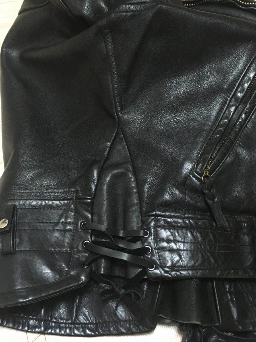 60s CHP ポリスマンジャケット ライダース CALレザー leather シングル 42 ヴィンテージ 50s 40 L ラングリッツ ...