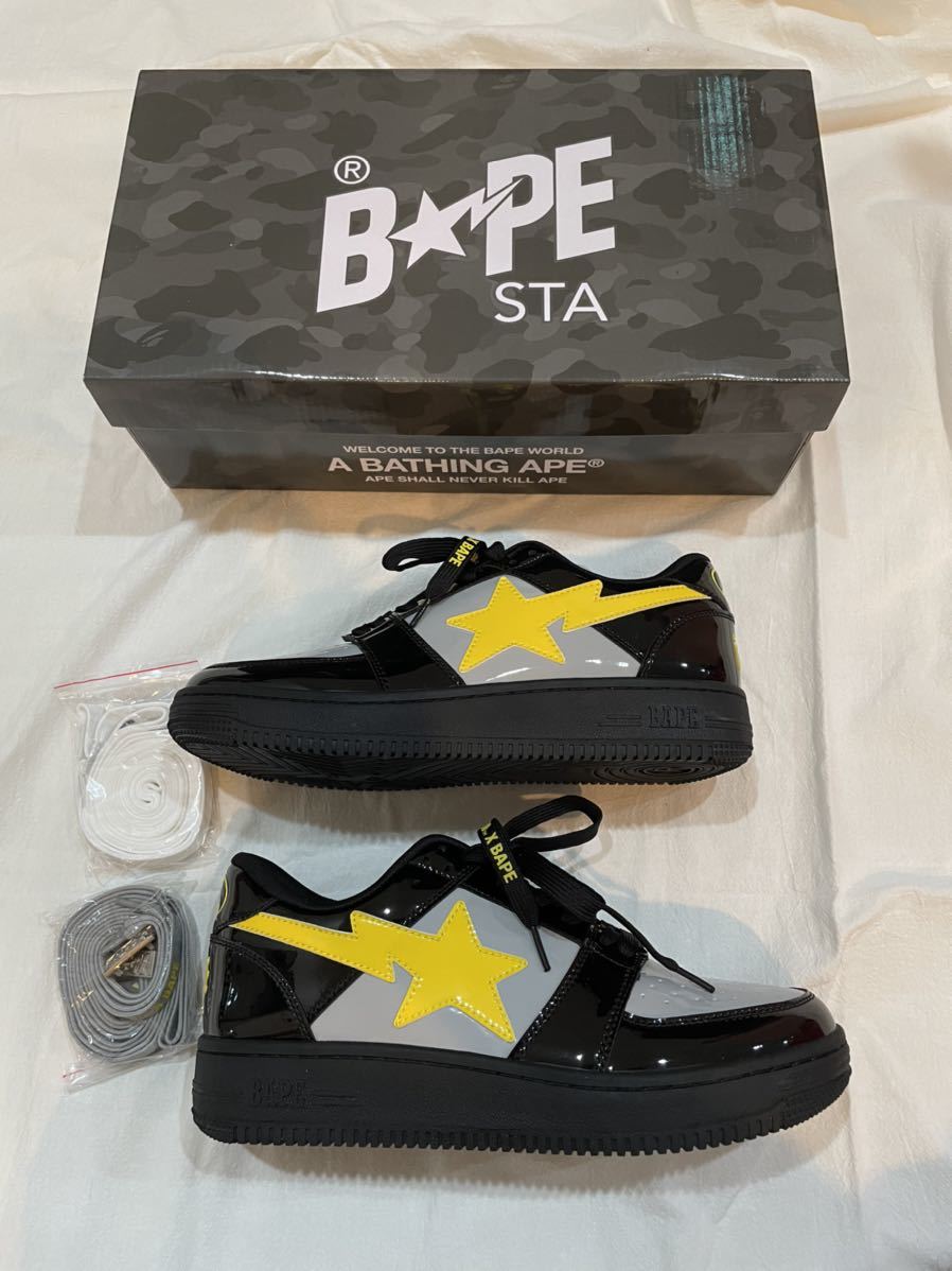 A BATHING APE エイプ 1H23191906 BAPE X DC BATMAN BAPE STA LOW ベイプスタ バットマン ...