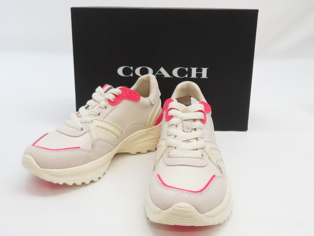 COACH コーチ レディース スニーカー C143 Runner サイズ6.5 23.5cm相当 #G4661 保管品(コーチ)｜売買された ...