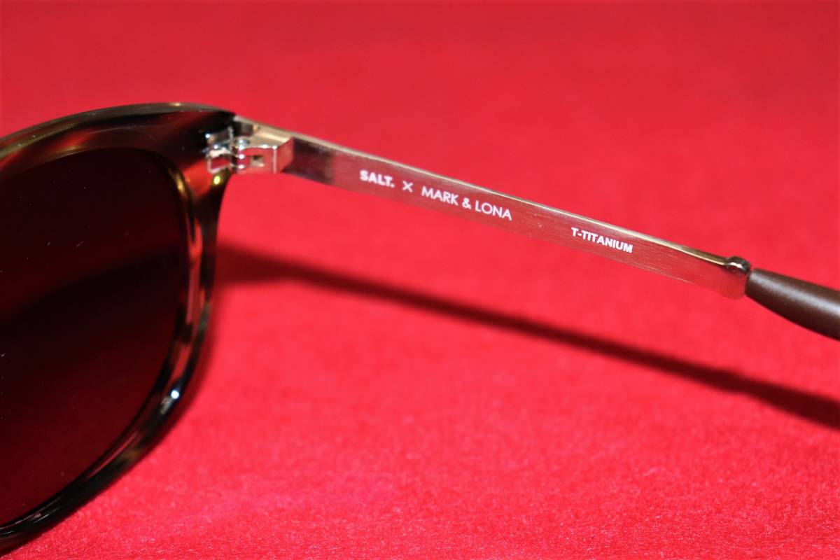 特価 MARK & LONA × SALT. PATTI サングラス マーク&ロナ 偏向レンズ ゴルフ 国内正規品 チタン チタニウム(セル ...