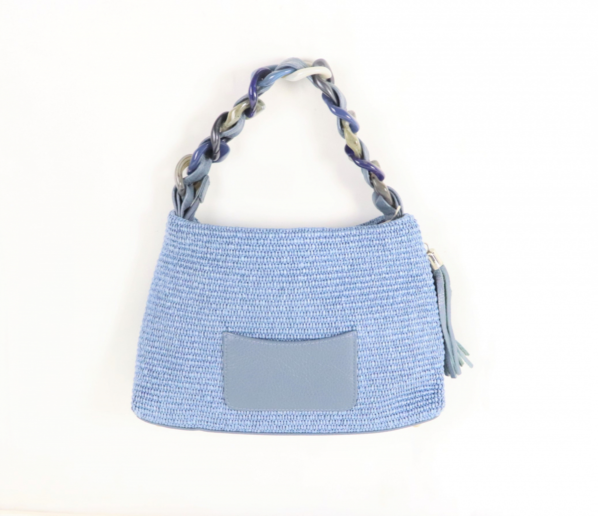 LANZETTI ランゼッティ バッグ BAG かばん 水色 ITALY イタリア 革製品 GENULNELEATHER 女性用 レディース ...