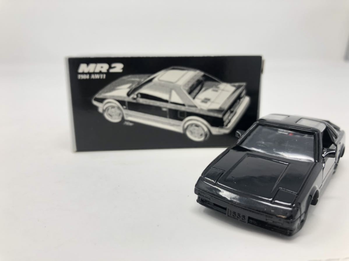 トミカ tomica トミー TAM TOYOTA トヨタ博物館 特注 ミニカー 日本製 1/56 24 MR2 1984 AW11 ブラック ...