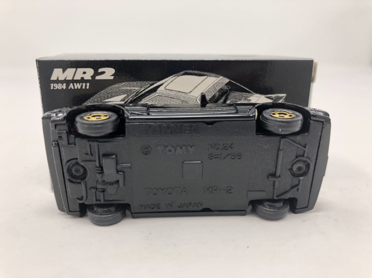 トミカ tomica トミー TAM TOYOTA トヨタ博物館 特注 ミニカー 日本製 1/56 24 MR2 1984 AW11 ブラック ...