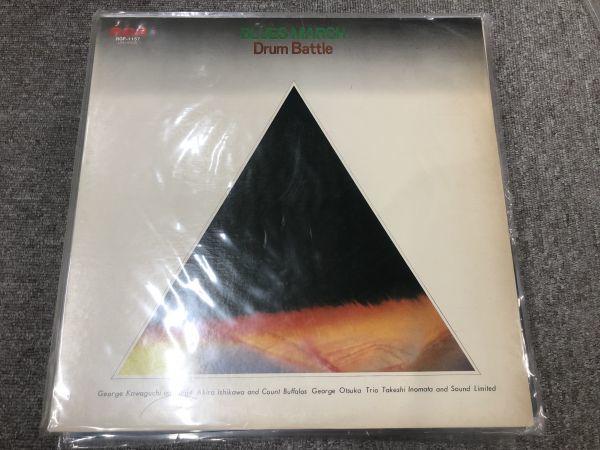 BLUES MARCH - DRUM BATTLE LP ジョージ川口 石川昌 ジョージ大塚 猪俣毅(ジャズ一般)｜売買されたオークション情報 ...