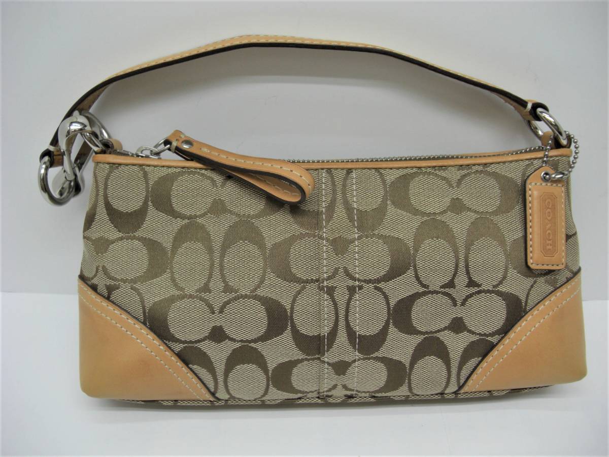 COACH コーチ E06J-10239 ハンドバッグ アクセサリーポーチ(女性用)｜売買されたオークション情報、yahooの商品情報を ...