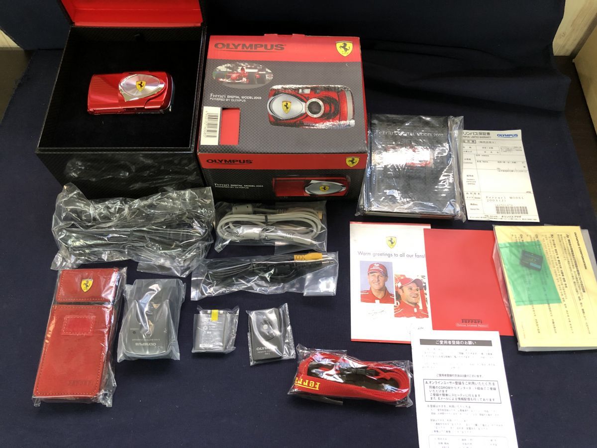 o-KB-001822 オリンパス フェラーリ公認 Olympus Ferrari Digital Model 2003 品(オリンパス ...