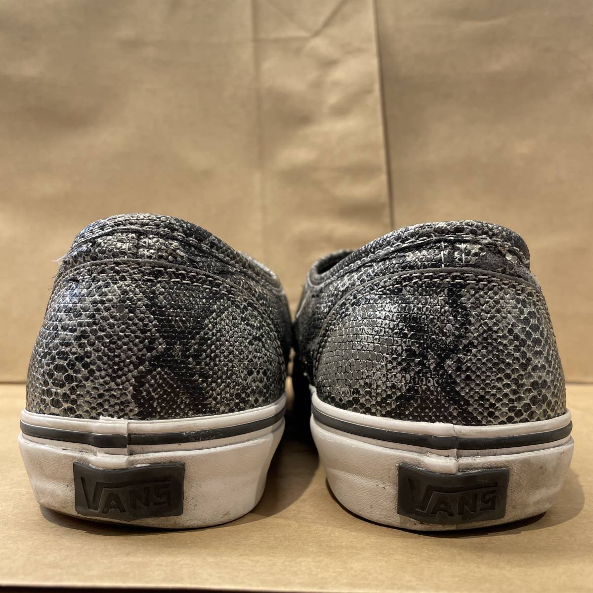 US9.5 27.5cm VANS SYNDICATE AUTHENTIC VN-0OZR5RY SNAKE SKIN バンズ ...