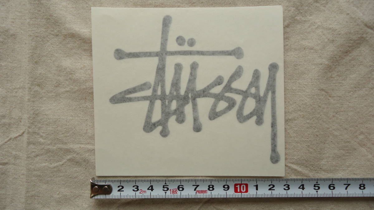 Stussy Regular Stock Decal Sticker -5 x 4.5 黒 %off ステューシー ステッカー NYC LA ...