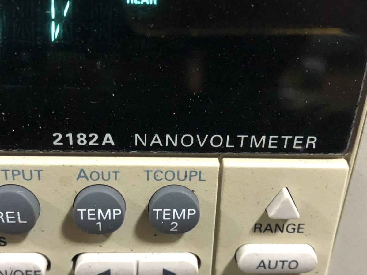 KEITHLEY 2182A NANOVOLTMETER ジャンク(電気計測器)｜売買されたオークション情報、yahooの商品情報をアーカイブ ...