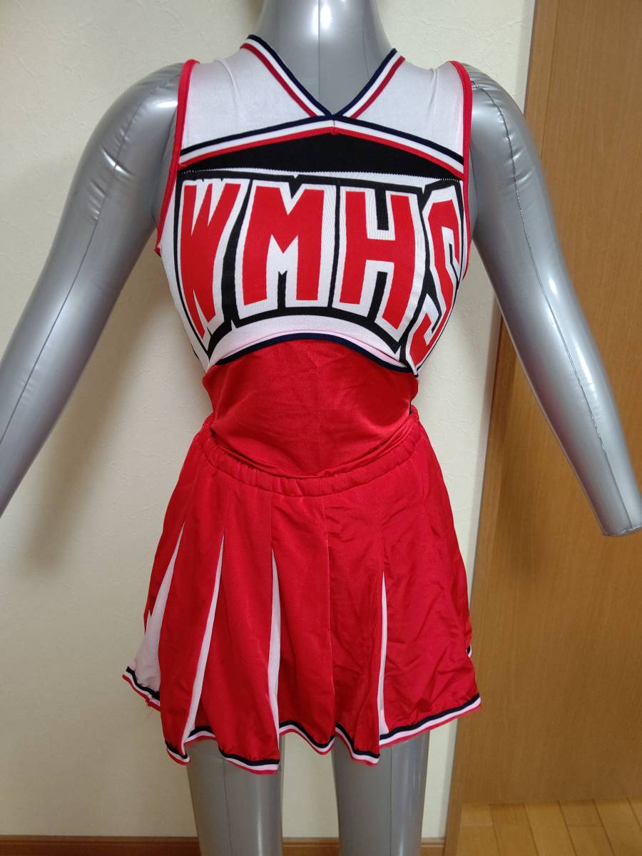 WMHS チアリーディング チアダンス ユニフォーム上下 赤/白 サイズS(その他)｜売買されたオークション情報、yahooの商品情報を ...