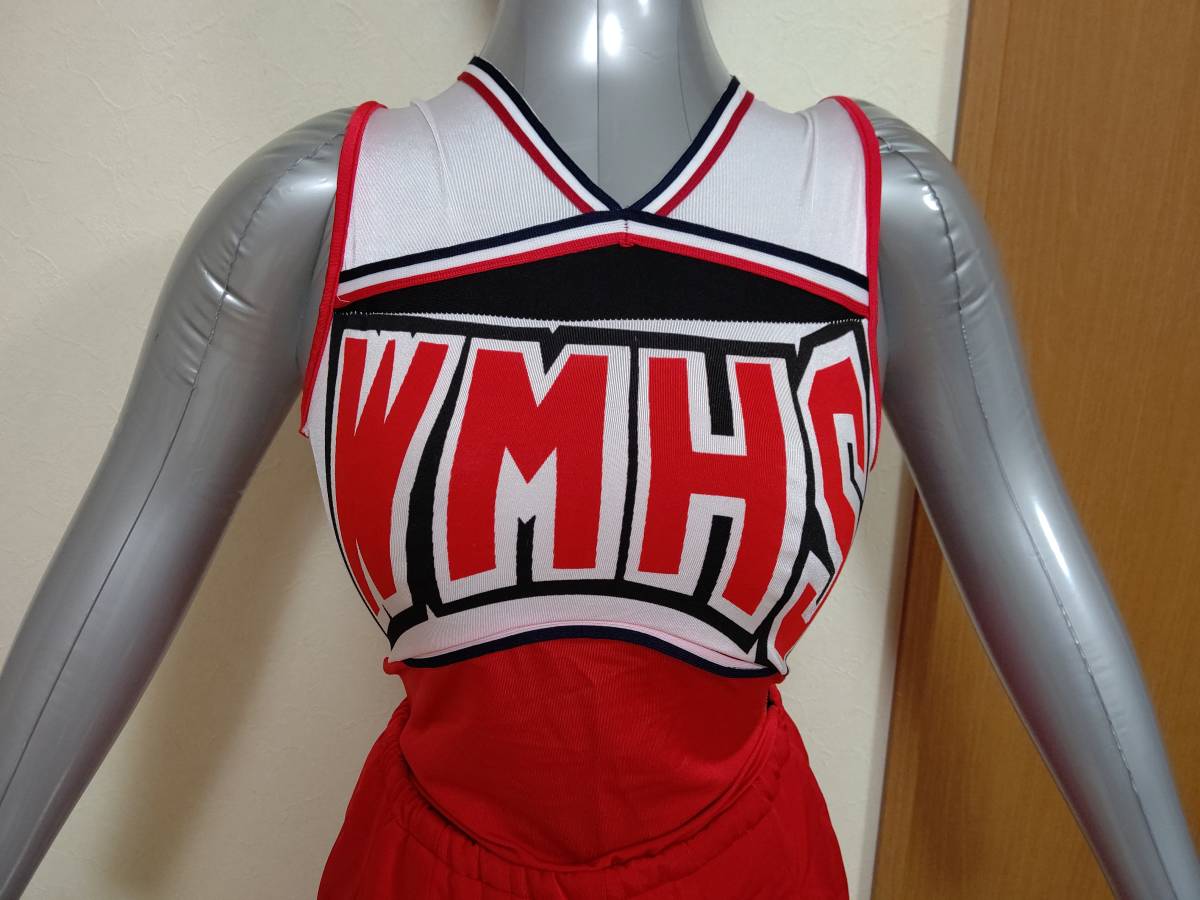 WMHS チアリーディング チアダンス ユニフォーム上下 赤/白 サイズS(その他)｜売買されたオークション情報、yahooの商品情報を ...