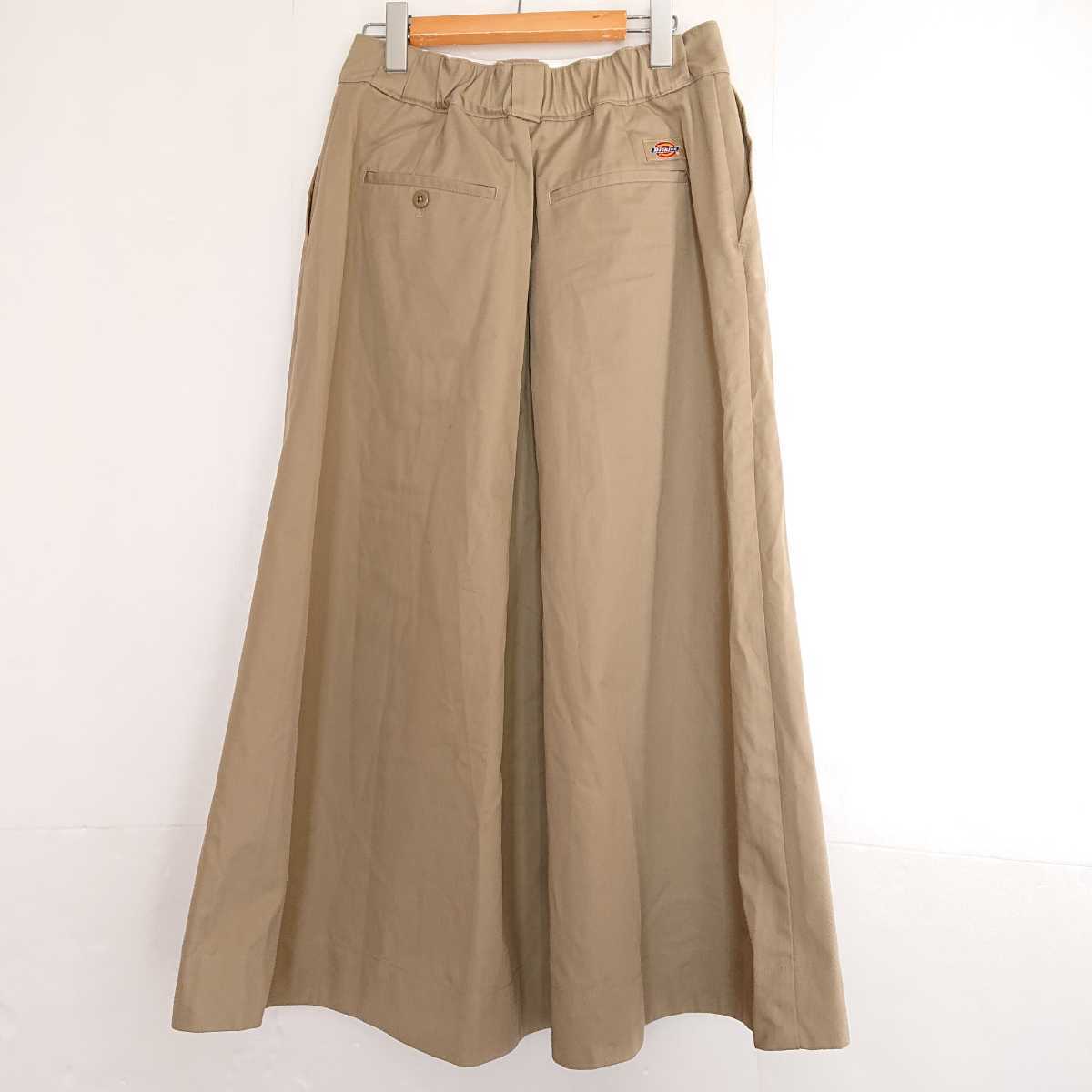 CB1325 Dickies ディッキーズ サイズL ロングスカート カジュアル ポリエステル65% 綿35% ミリタリー ワーク ベージュ レディース/KK(その他)｜売買されたオークション ...