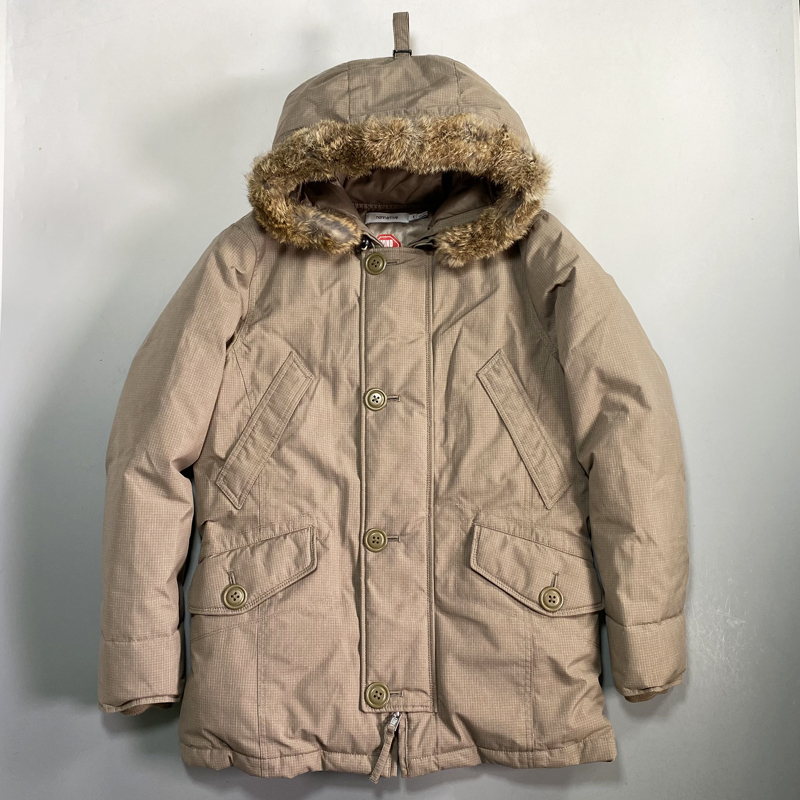 nonnative NN-JU2407 EXPLORER HOODED DOWN JACKET - P/N TWILL 1 KHAKI ノンネイティブ エクスプローラー フーデッド ダウン ...
