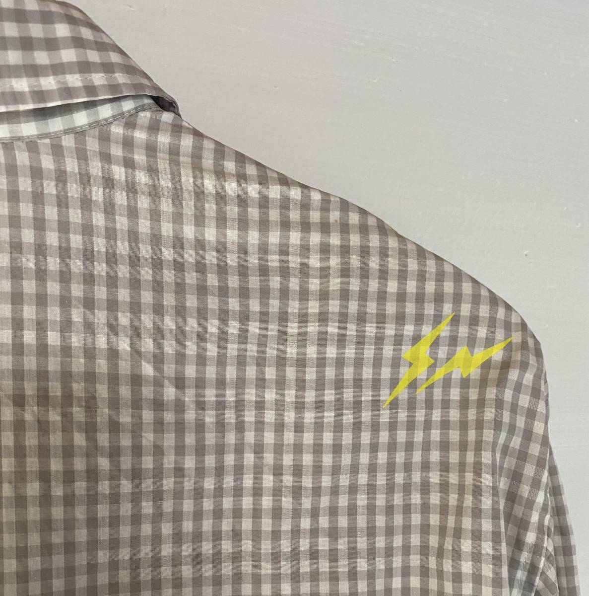 Electric cottage エレクトリックコテージ 半袖 シャツ チェック グレー XL fragment 藤原 fenom(XLサイズ ...