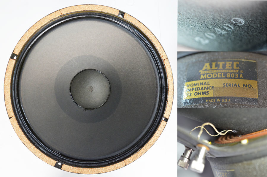 Altec アルテック H808 N800D 803A 802C 縮緬 ペア セット(アルテック)｜売買されたオークション情報、yahooの ...