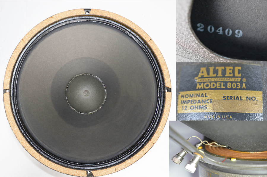 Altec アルテック H808 N800D 803A 802C 縮緬 ペア セット(アルテック)｜売買されたオークション情報、yahooの ...