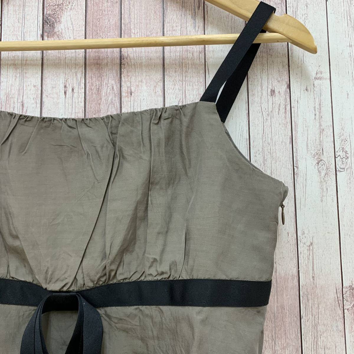 Spick and Span Noble スピックアンドスパン ノーブル キャミソール リボン 日本製 グレー系 レディース KY245(トップス)｜売買されたオークション情報、yahooの ...