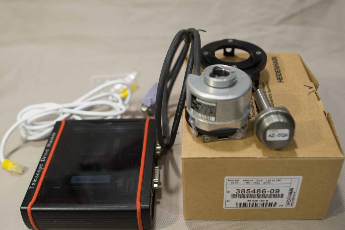 赤道儀用 精密エンコーダー サーボシステム TDM : Telescope Drive Master AZ-EQ6GT用 アダプター付き(部品 ...