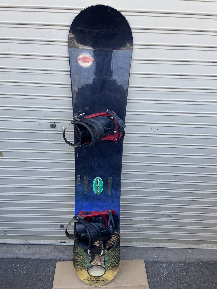 SIMS シムス スノーボード スキーボード 152cm ビンディング ケース付き(150cm-155cm未満)｜売買されたオークション情報、yahooの商品情報をアーカイブ公開 ...