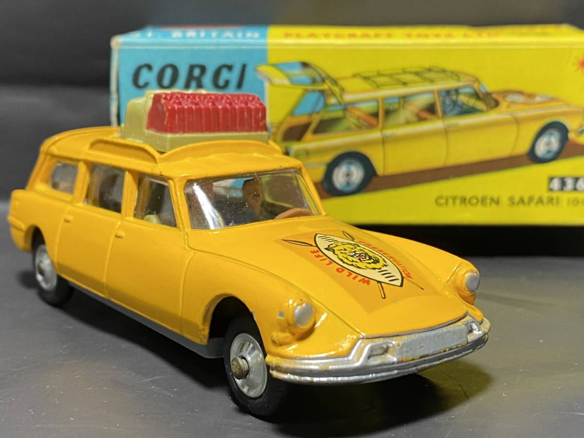 Corgi #436 Citroen Safari ID19 コーギー シトロエン サファリ Break ブレーク 野生生物保護 ...