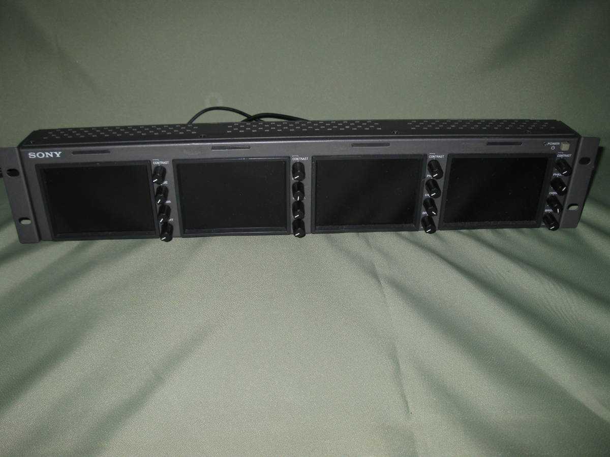 EIA標準19インチラックに搭載可能な4型4連モニター SONY LMD-440ジャンク(プロ用、業務用)｜売買されたオークション情報、yahooの商品情報をアーカイブ公開 - オークファン ...