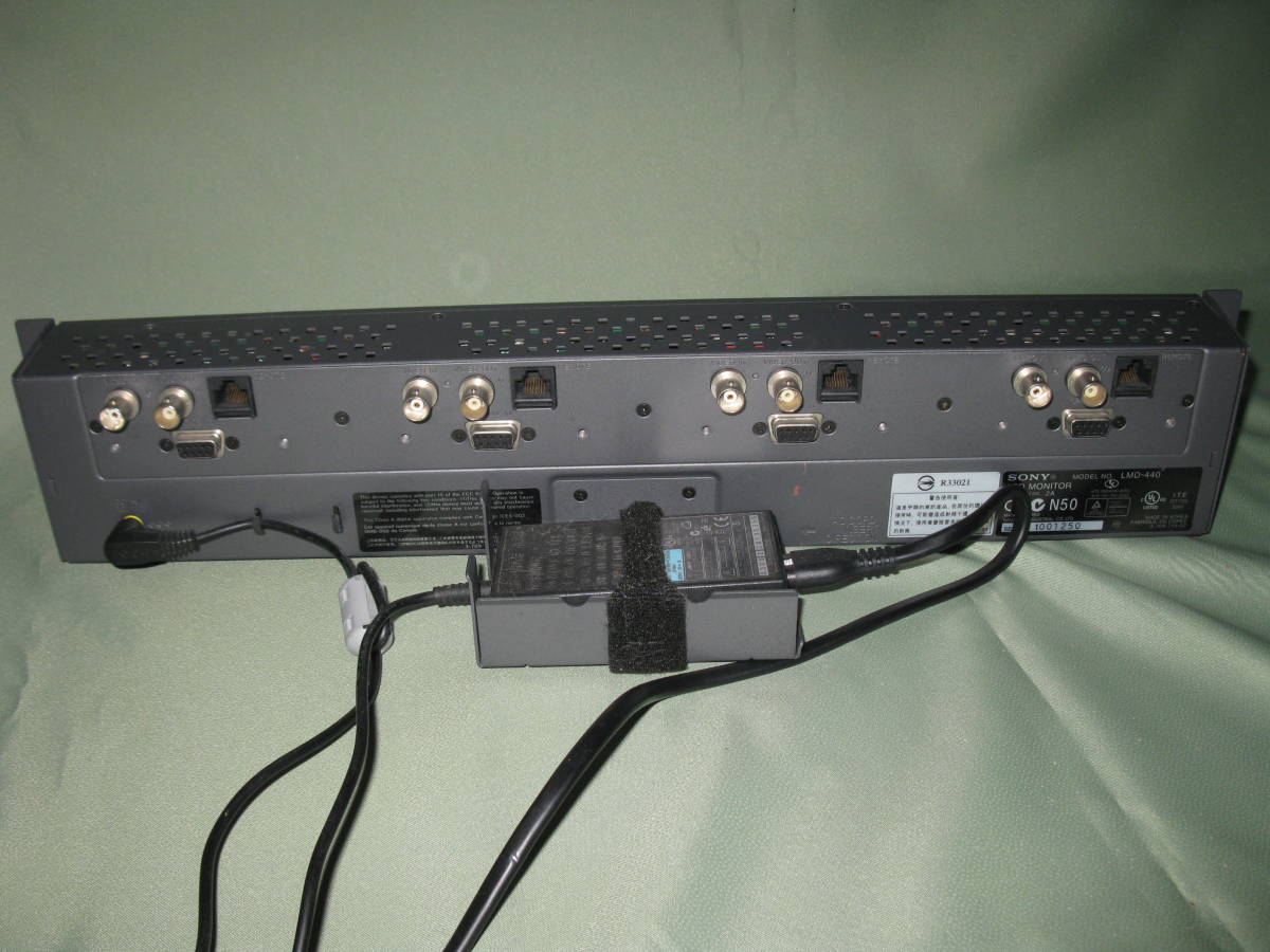 EIA標準19インチラックに搭載可能な4型4連モニター SONY LMD-440ジャンク(プロ用、業務用)｜売買されたオークション情報、yahooの商品情報をアーカイブ公開 - オークファン ...