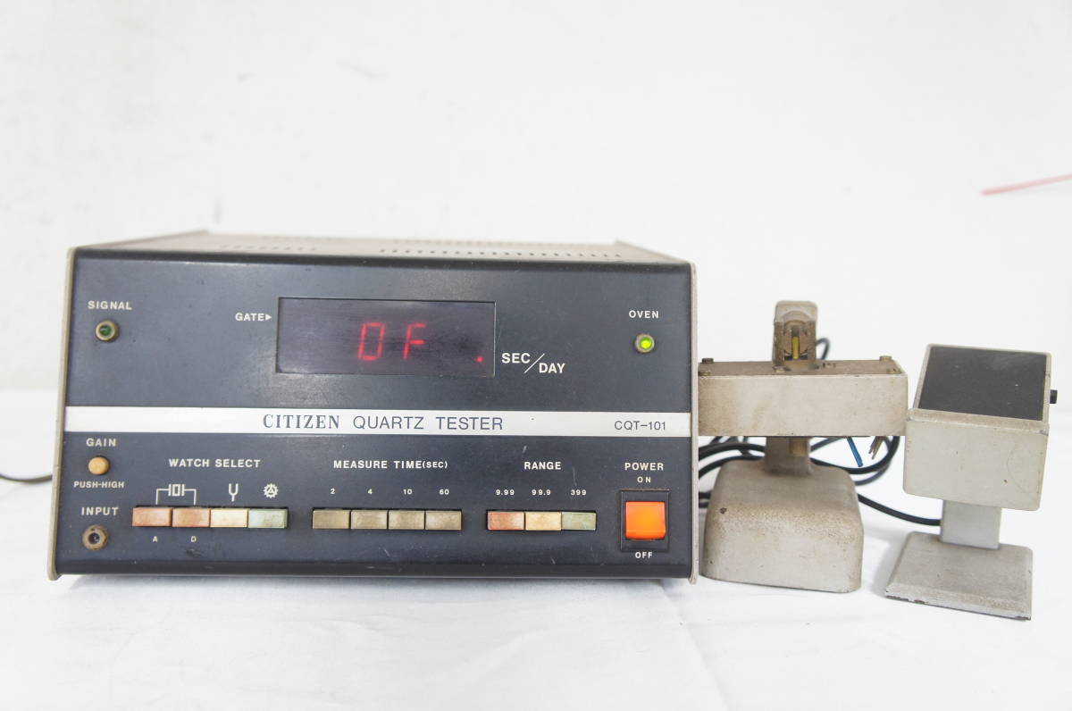 CITIZEN シチズン CQT-101 QUARTZ TESTER クォーツテスター 通電のみ確認 たK01080801(時計用工具)｜売買 ...