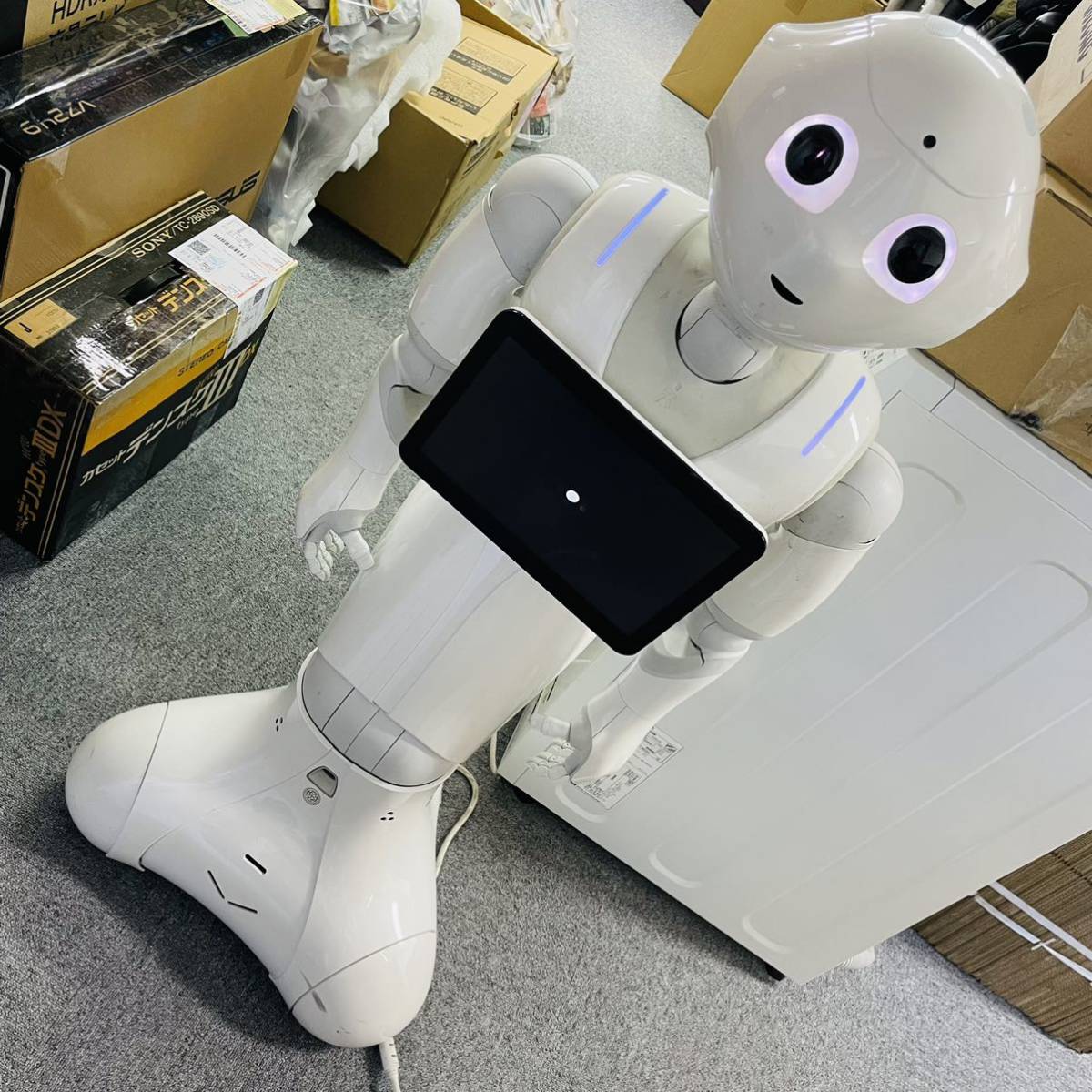 Pepper ペッパーくん Aiロボット Softbank Lpt 100sb Ae870001 A02 2014年8月製 起動確認済