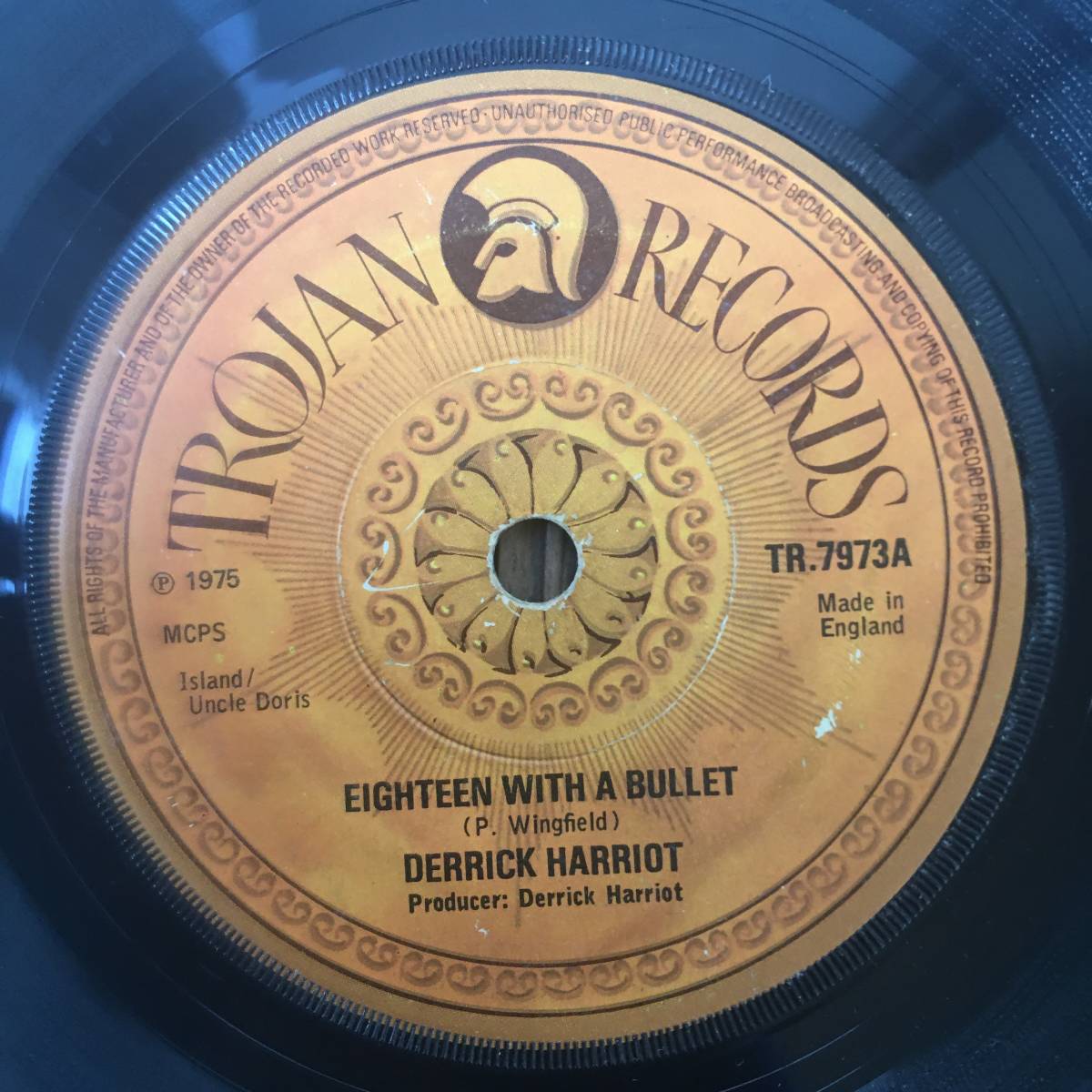 1975 Pete WingfieldのSweet Soulのカヴァー Derrick Harriott - Eighteen With A ...