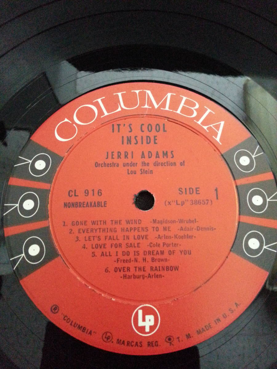 JERRI ADAMS / IT’S COOL INSIDE CL 916 USA LP(ジャズ一般)｜売買されたオークション情報、yahoo ...