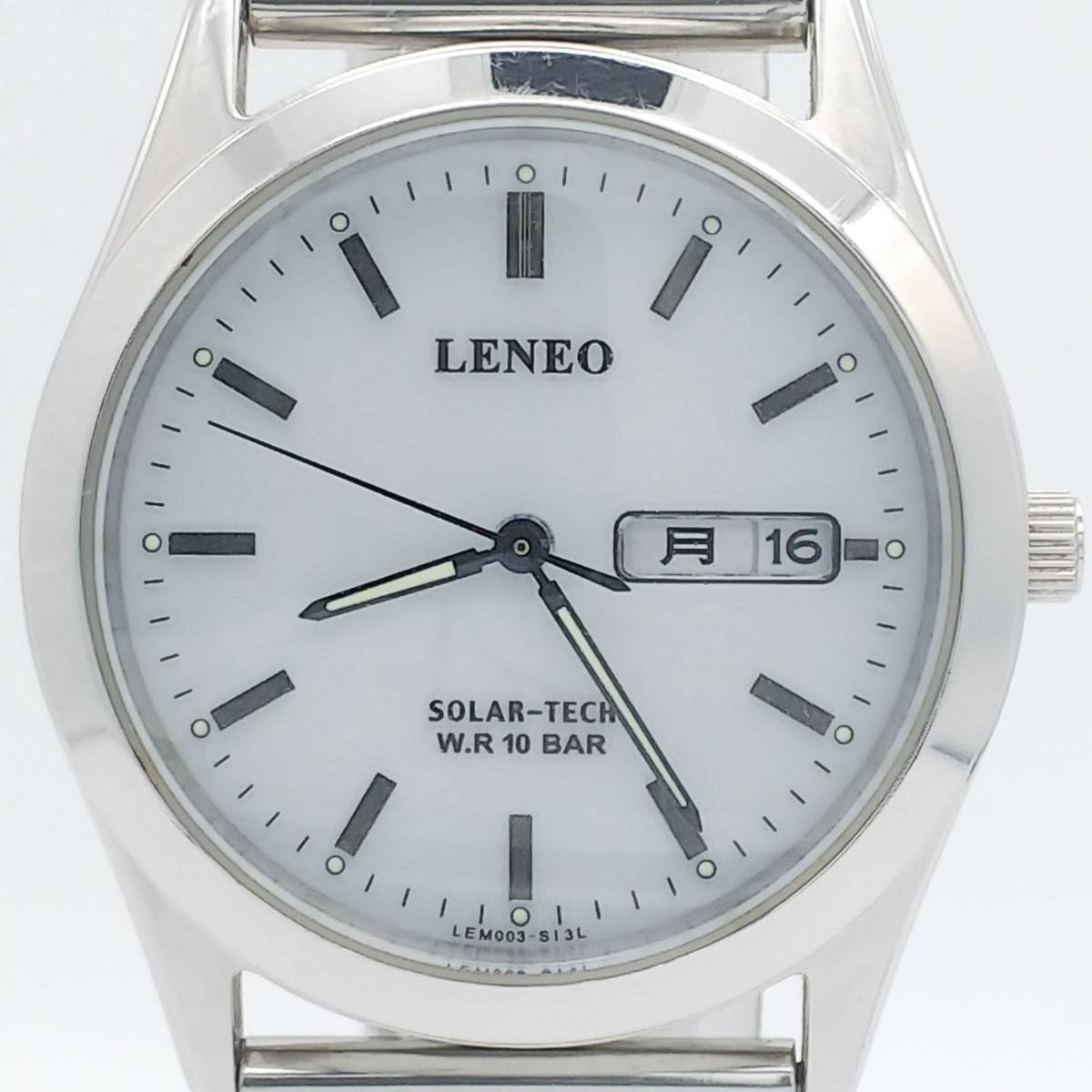 ソーラー LENEO レネオ デイデイト LEM003 メンズ/腕時計/アナログ/クォーツ(その他)｜売買されたオークション情報、yahooの商品情報をアーカイブ公開 - オークファン ...