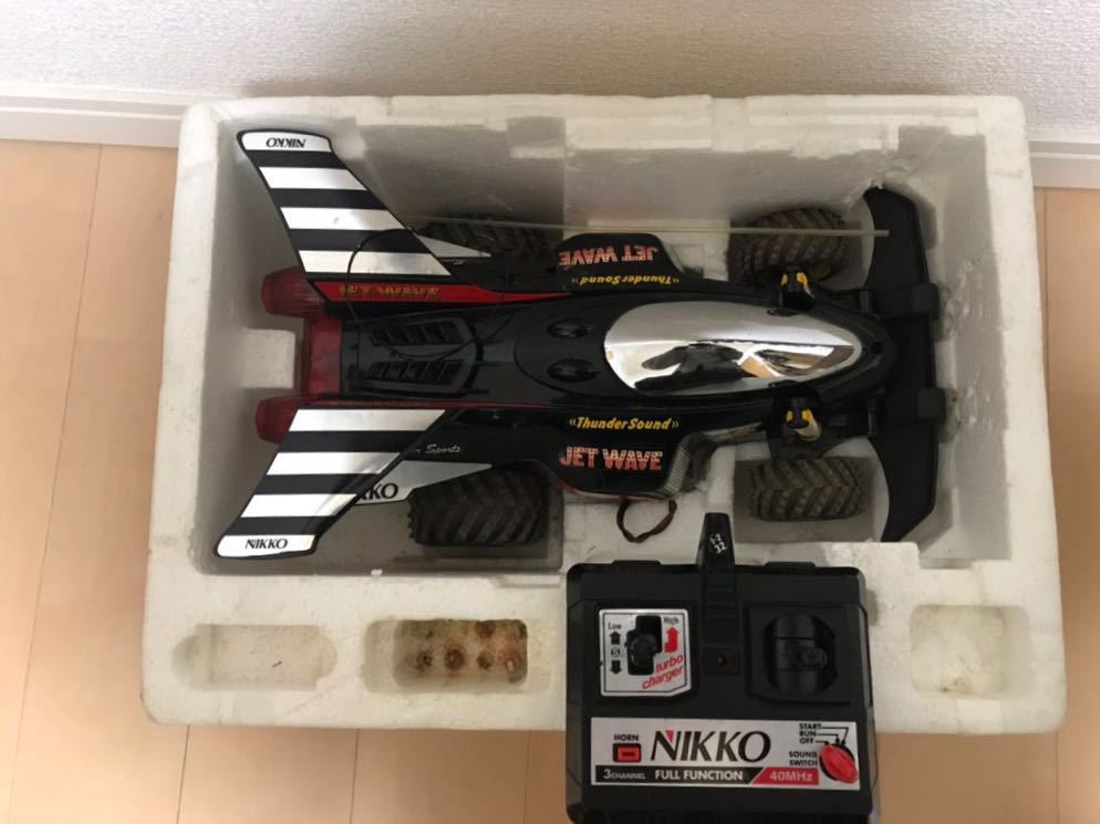 NIKKO ニッコー 1/16 RC ラジコン ラジコンカー ラジオコントロール JETWAVE ジェットウェーブ 当時物 年代物 動作未確認(レーシングカー)｜売買されたオークション情報 ...