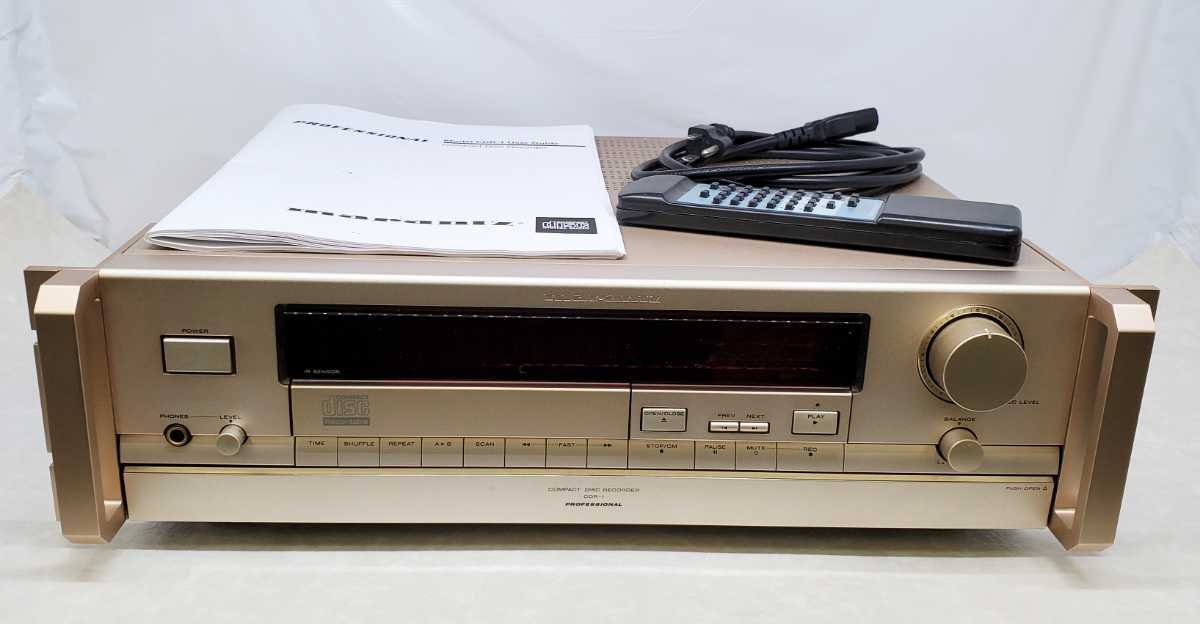 Marantz CDR-1 PROFESSIONAL リモコン 取説付 CD読み込み不良 難有り(マランツ)｜売買されたオークション情報 ...