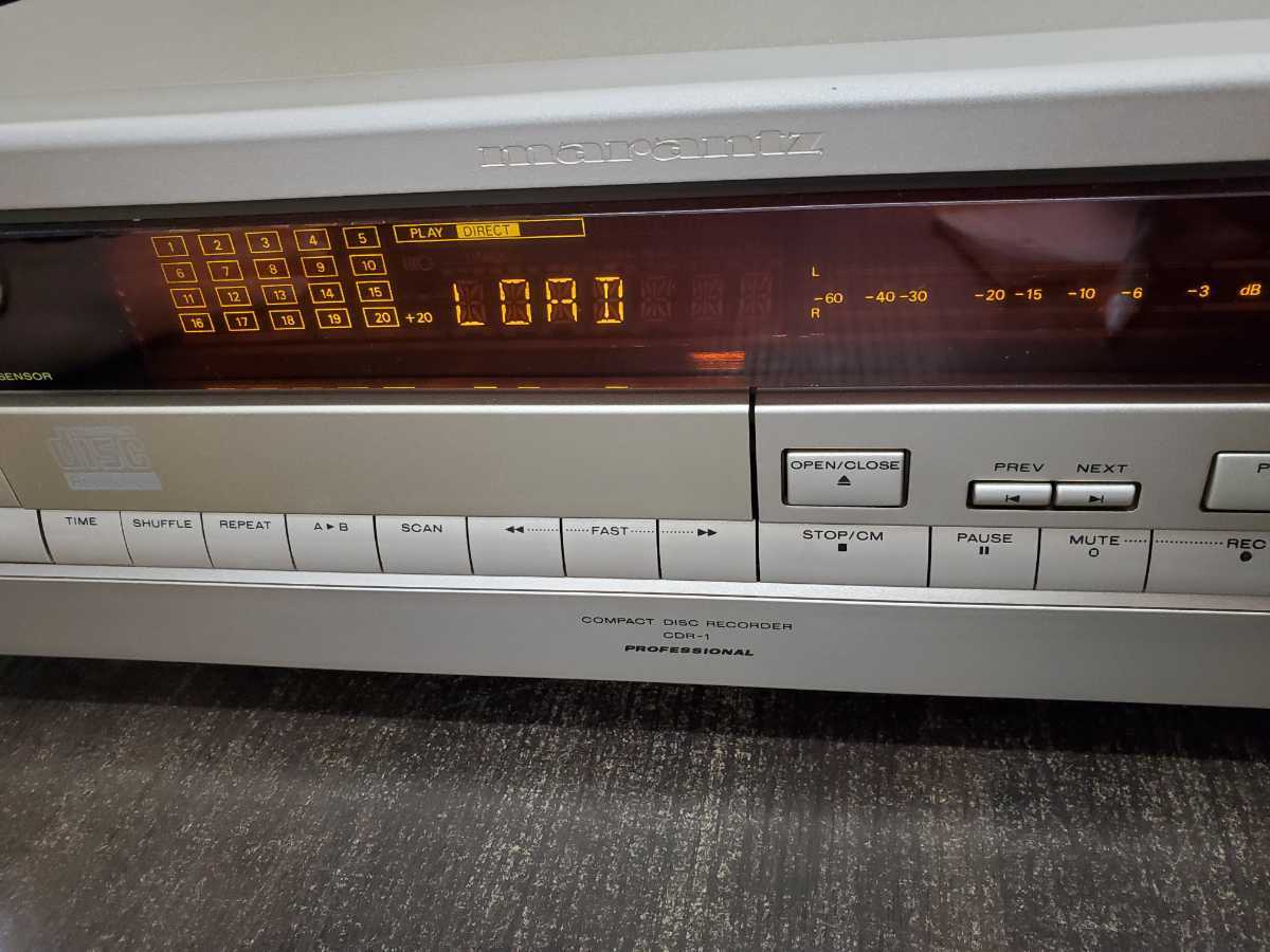 Marantz CDR-1 PROFESSIONAL リモコン 取説付 CD読み込み不良 難有り(マランツ)｜売買されたオークション情報 ...