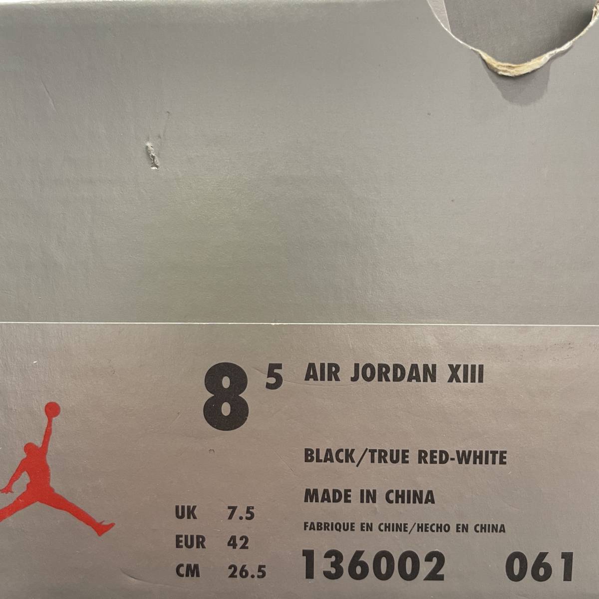 観賞用 US8.5 26.5cm NIKE AIR JORDAN XIII 136002-061 ナイキ エアジョーダン13 ジョーダン13 ...