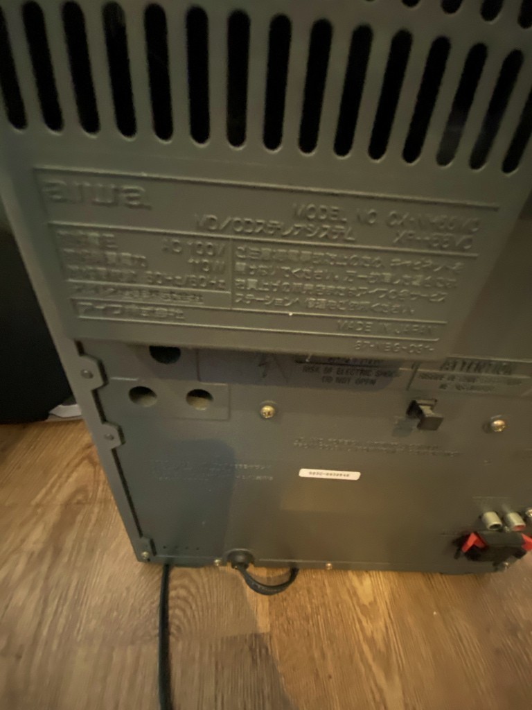 aiwa MDCD ステレオシステム CD カセットアイワ コンポ CD3枚チェンジャー スピーカー SX-FNH51 CX-NH55MD 池Y0127-25(その他)｜売買されたオークション ...