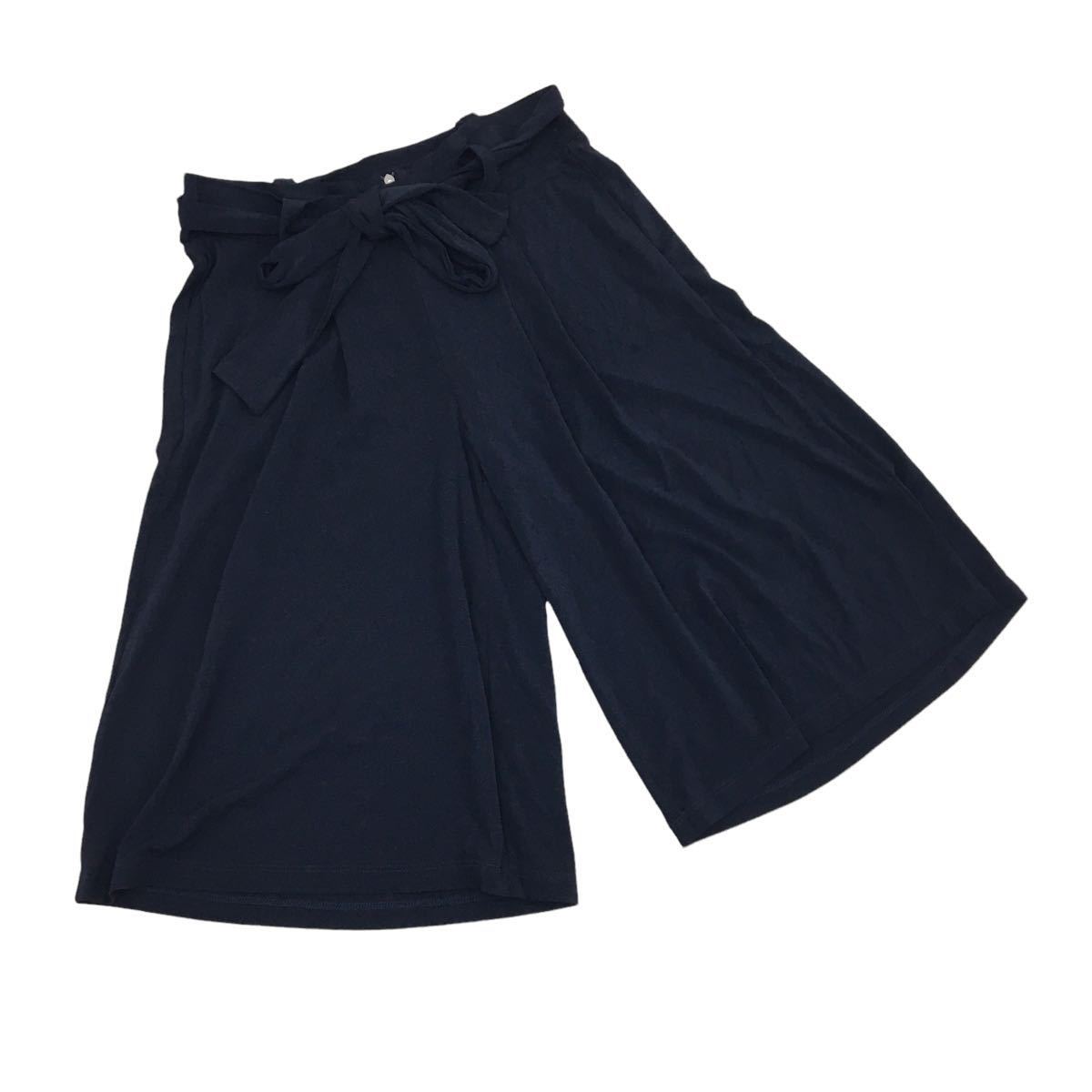 D338 イタリア製 Max Mara マックスマーラ ハーフパンツ ショートパンツ 膝丈 キュロット パンツ ズボン ボトムス 紺系 レディース 40(その他)｜売買されたオークション情報 ...