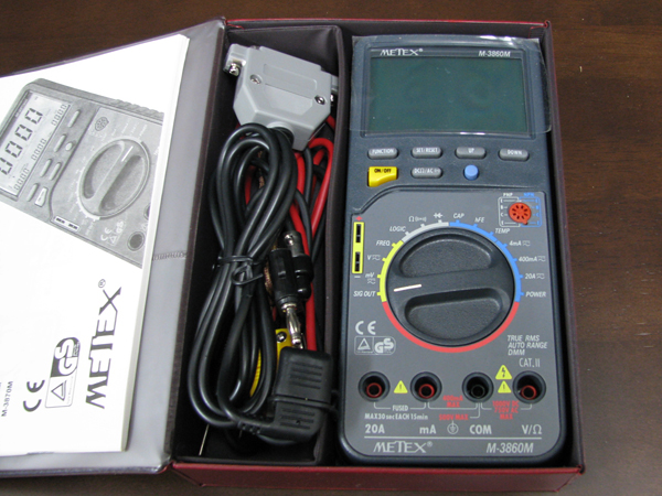 METEX M-3860M デジタルマルチメーター メテックス電力計/測定器(アマチュア無線)｜売買されたオークション情報、yahooの商品情報をアーカイブ公開 - オークファン（aucfan ...
