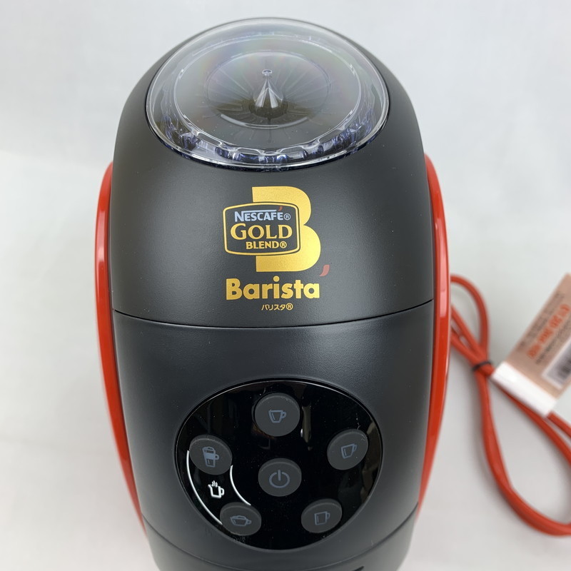 現状渡し品 ネスカフェ NESCAFE ゴールドブレンド バリスタ Barista コーヒーメーカー レッド 98-220531-0TA-3 ...