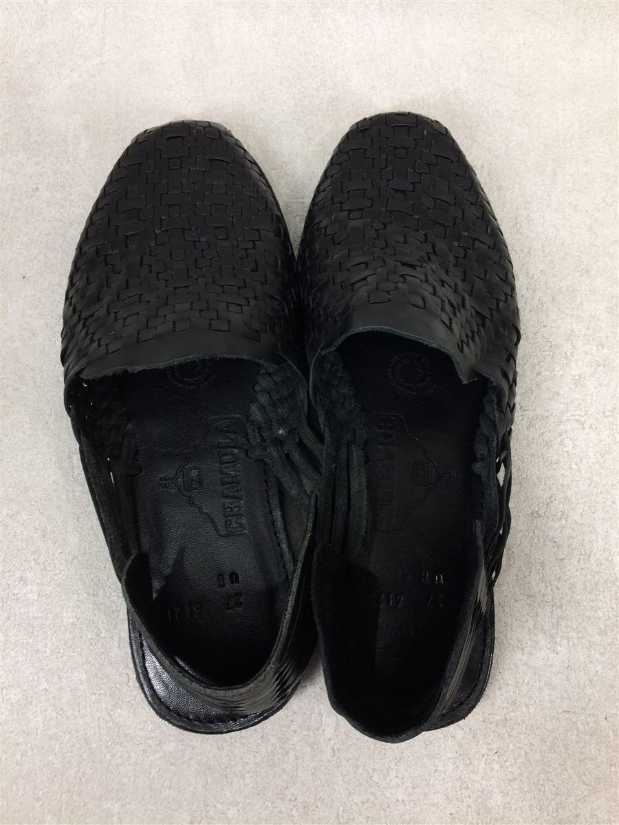 定価2.2万 メキシコ製 レアモデル CHAMULA 編み込み レザー シューズ 靴 27cm サンダル Bottega BAUDOIN & LANGE FERRANTE paraboot ...