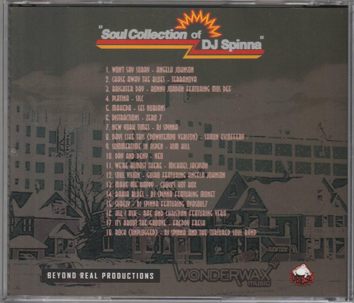 CD R&B/SOUL MIX CD／Soul Collection of DJ Spinna Cooly's Hot Box Ronny ...