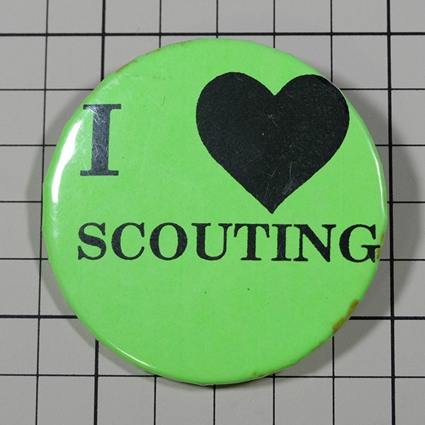 BM117 I LOVE SCOUTING ボーイスカウト ピンバッジ 缶バッジ BSA(ピンバッジ)｜売買されたオークション情報、yahoo ...